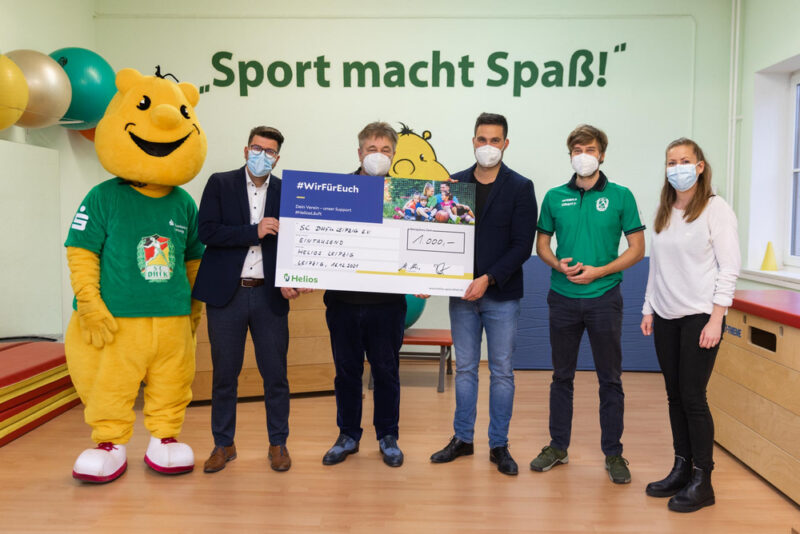 Helios übergibt großzügige Spende an Kindersportzentrum - SC DHfK ...
